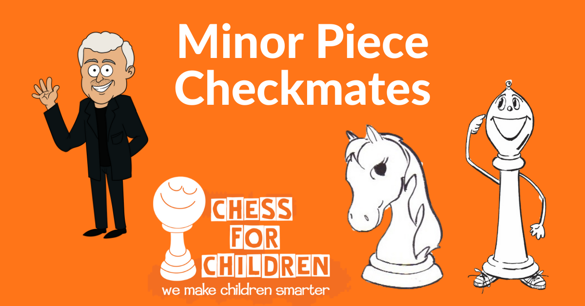 Minor Piece Checkmates - Part 1 - Chess for Children checkmating video.